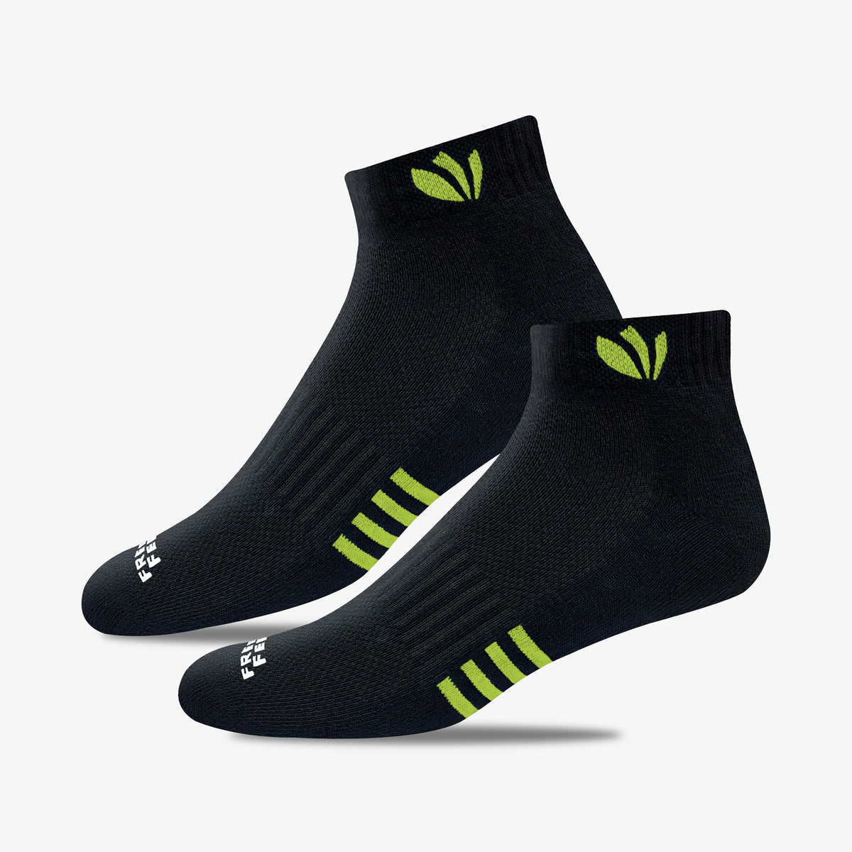 FRESH FEET Men's Cotton Socks with All Day Cushion Comfort, Pack of 1 ...